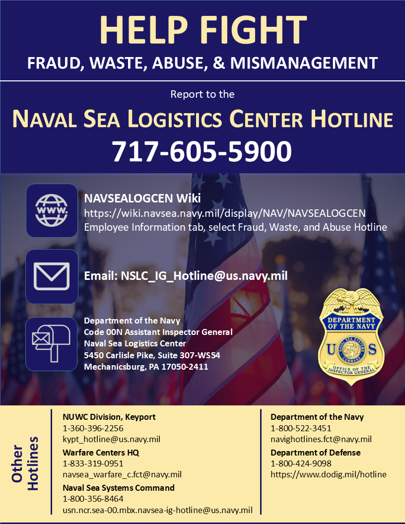 Naval Sea Systems Command > Home > Warfare Centers > NUWC Keyport > NSLC